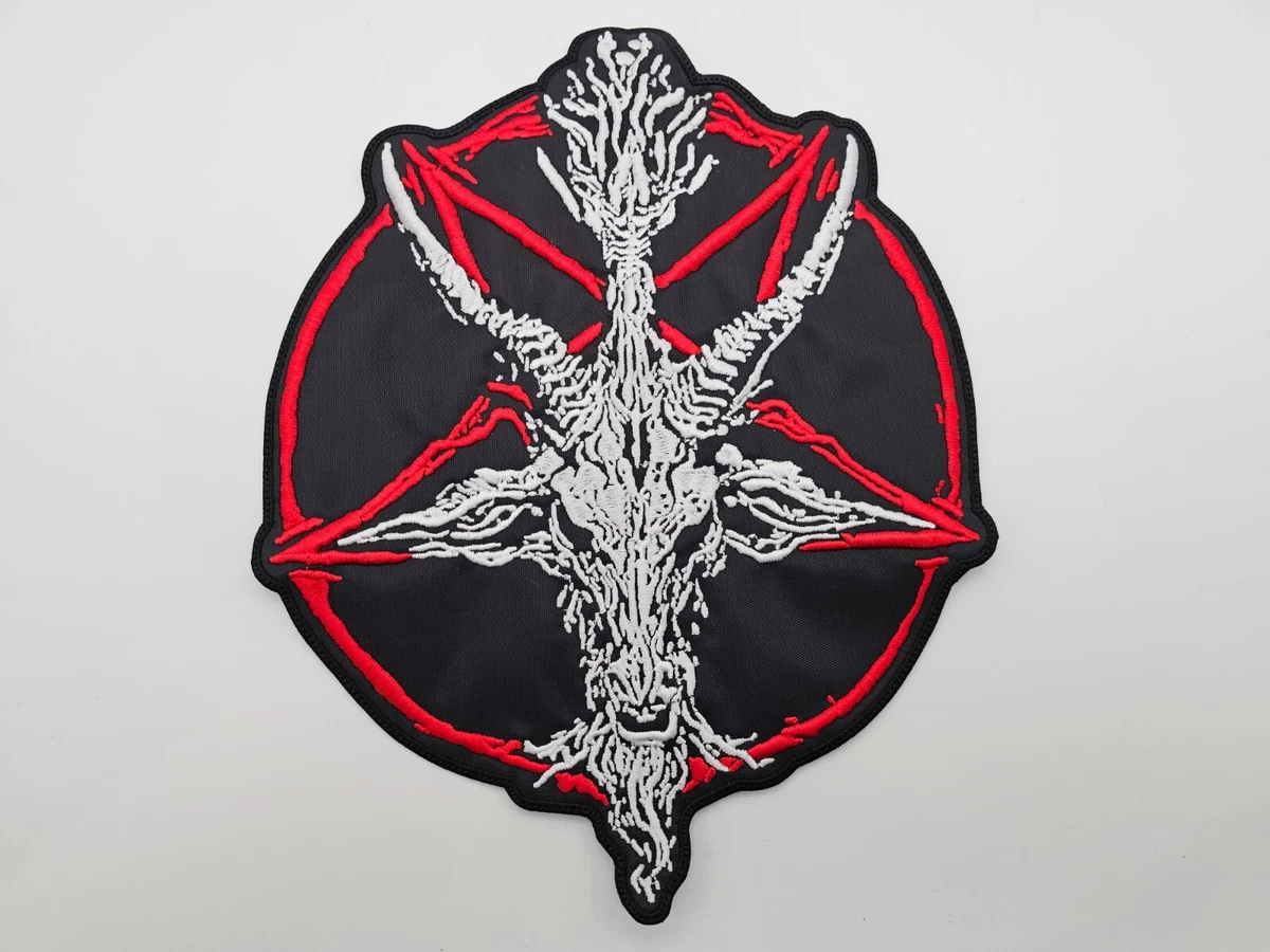 Archgoat White Red Logo Back Patch, 50% OFF
