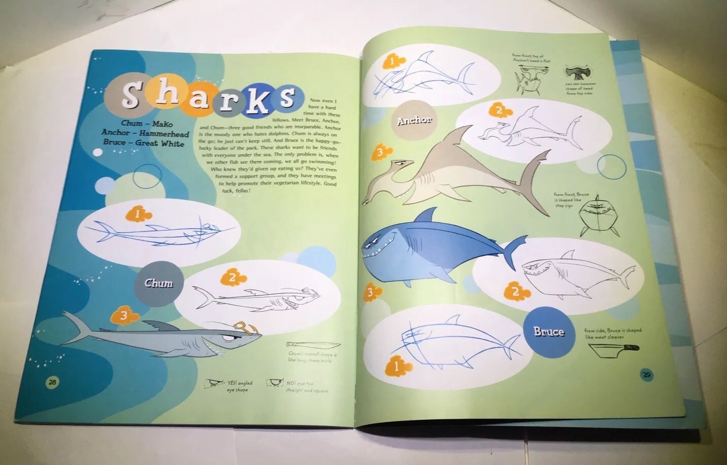 Disney Pixar Magic Artist Finding Nemo Learn To Draw Book Walter Foster ...