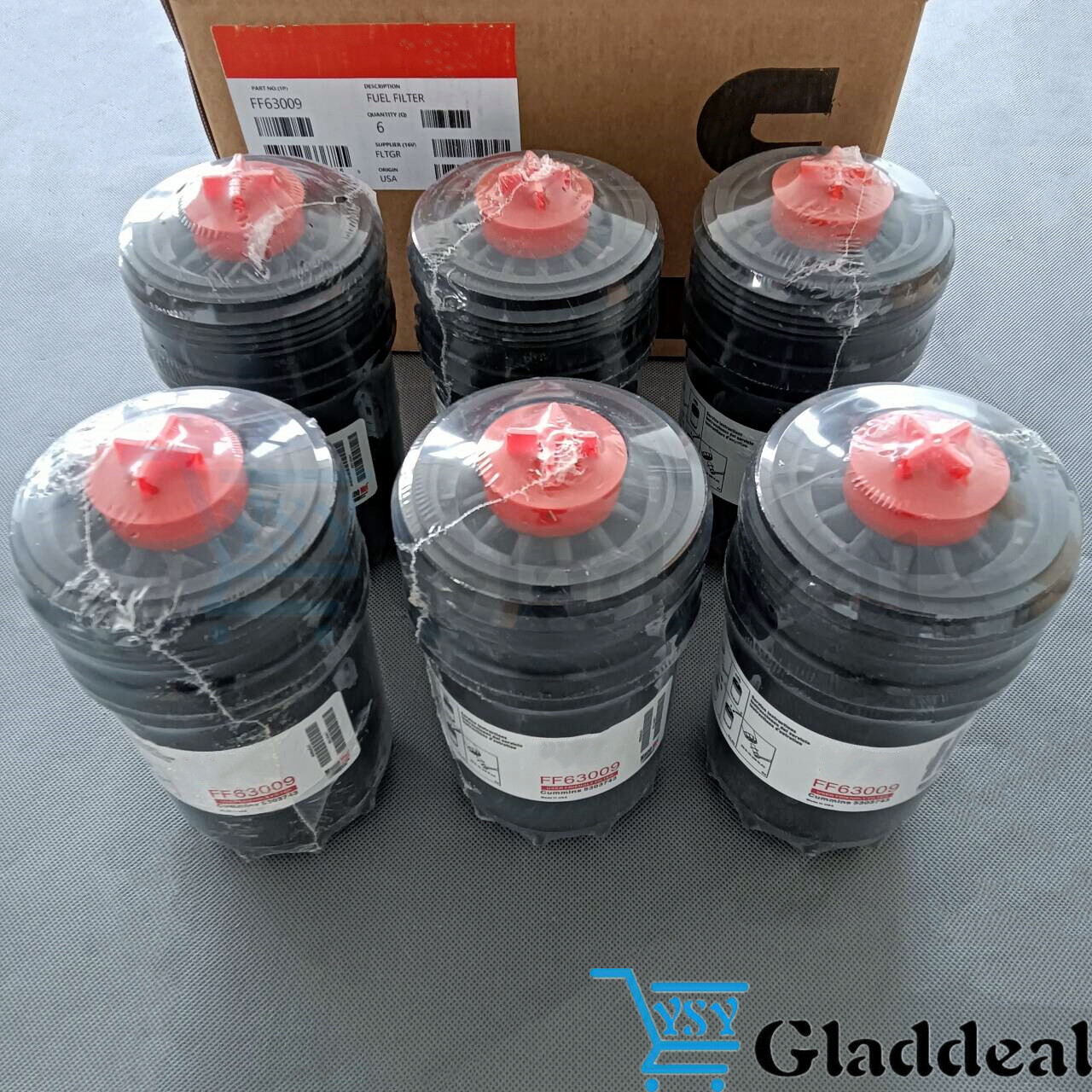 6Pack FF63009 For Fleetguard Fuel Filter Replaces the FF63054NN | eBay