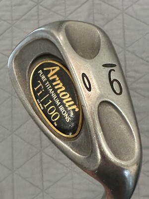 Tommy Armour Ti 100 Pure Titanium 9 Iron Armour Ti 100 Stiff Steel 36.5 ...