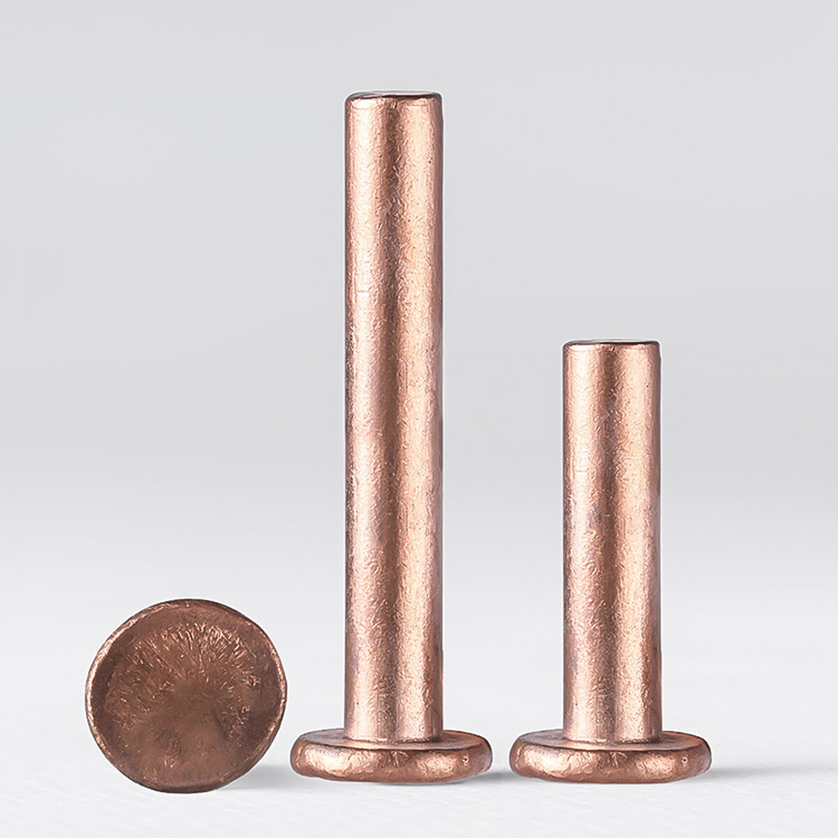 Red Copper Rivets Flat Head Rivet Solid M2 M2.5 M3 M4 M5 M6 M8 ...