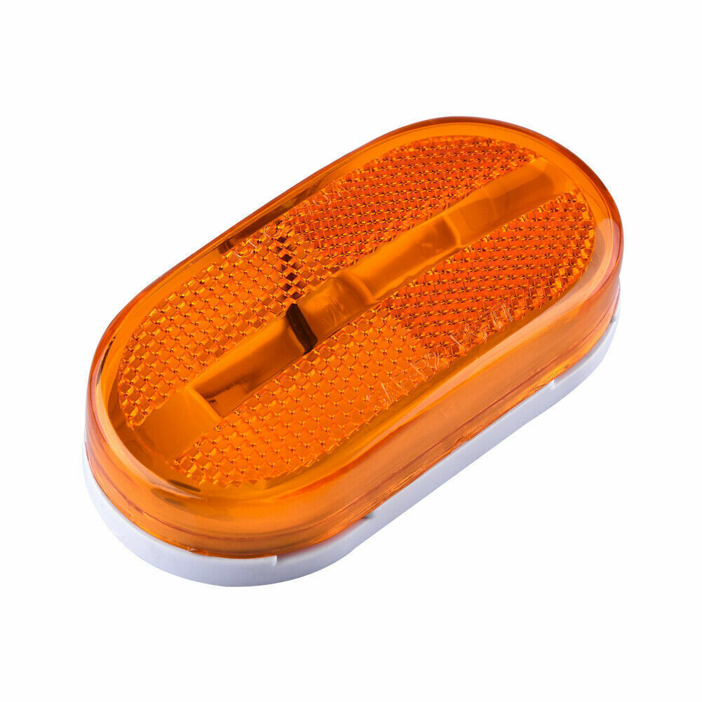 40X Amber 4" x 2" Side marker Light Camper Trailer RV 6LED Clearance ...