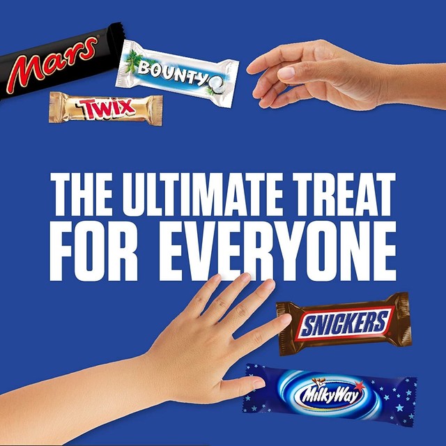 Mars Super Fun Size Mix 71 Bars Variety Assorted Minis Chocolate Bars ...