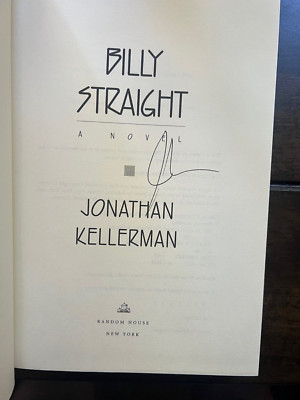 VERY GOOD-Signed- Billy Straight by Jonathan Kellerman- HC/Dj-First ...