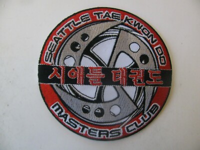 Seattle Washington Taekwondo Masters Club 4" Patch NOS New Stock Free ...
