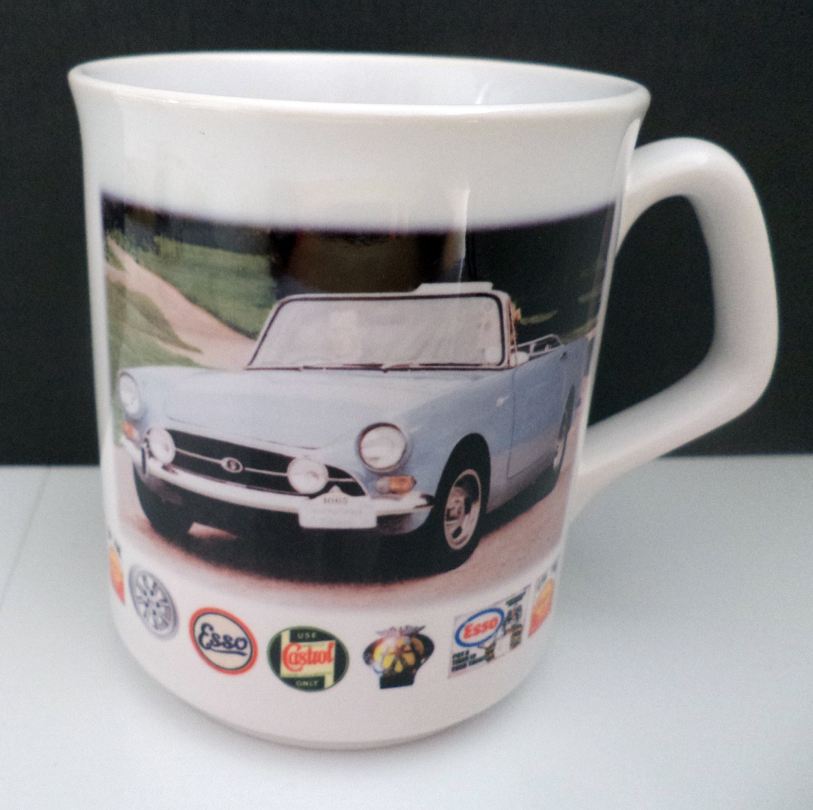 Personalised Car Mug, Bone China Personlised Classic Car Mug, Any ...
