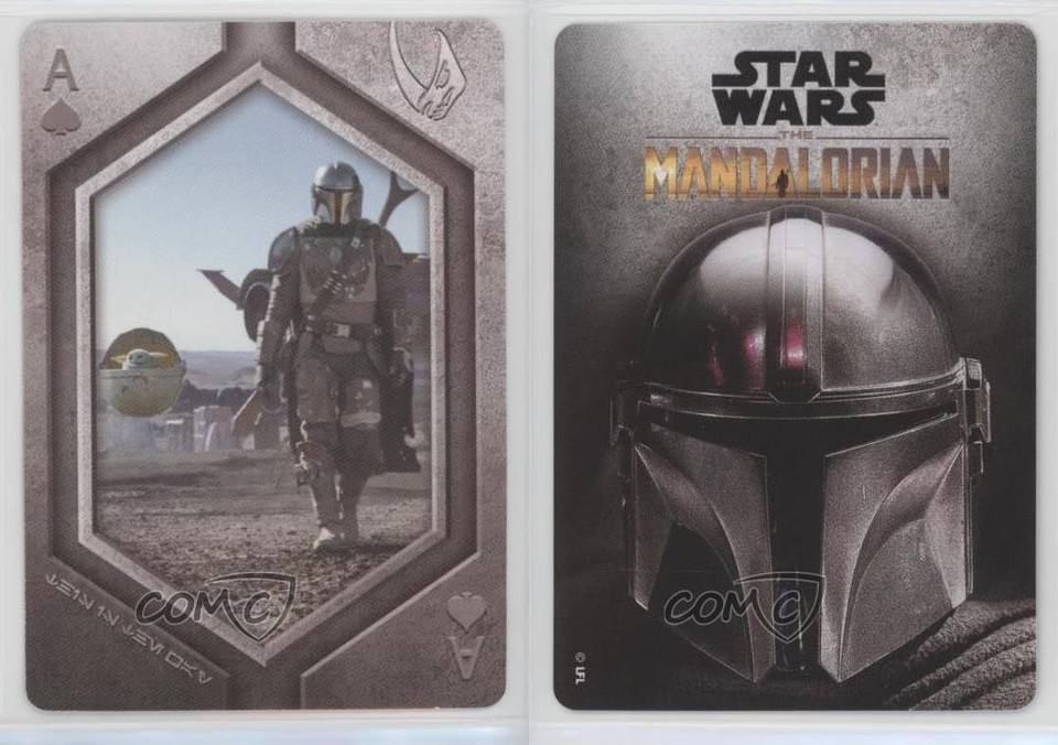 2019 Aquarius Star Wars The Mandalorian Photo Playing Cards Grogu Child ...