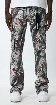 Men KINDRED Camo Vintage Stacked Pants | eBay