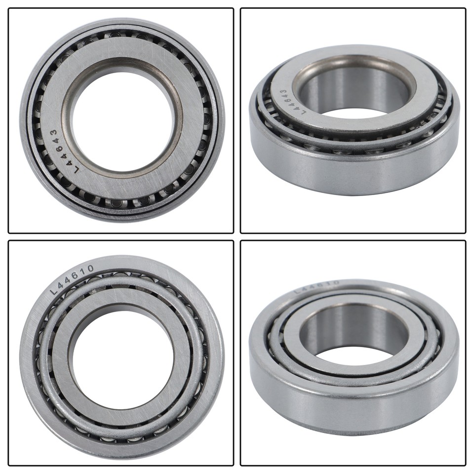 2 Set Trailer Bearing Kit Fits For 1" 2000-2200 Lbs Trailer Axle L44643 ...