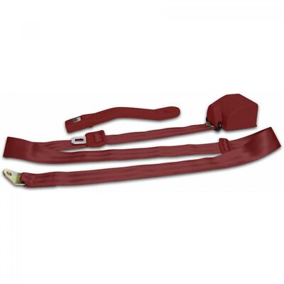 3 Point Retractable Burgundy Seat Belt (1 Belt) scta cal customs ltr ...