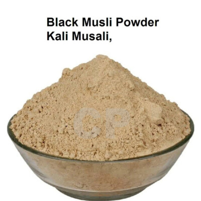 Black Musli Powder Kali Musali Curculigo Orchiodes Powder 100gm (3.5 OZ ...