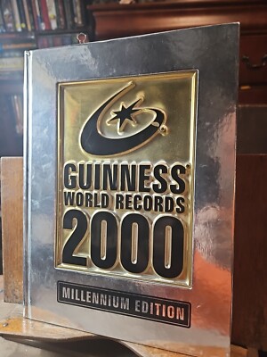 Vintage Guinness World Records 2000 Y2K Millennium Edition Large Hard ...