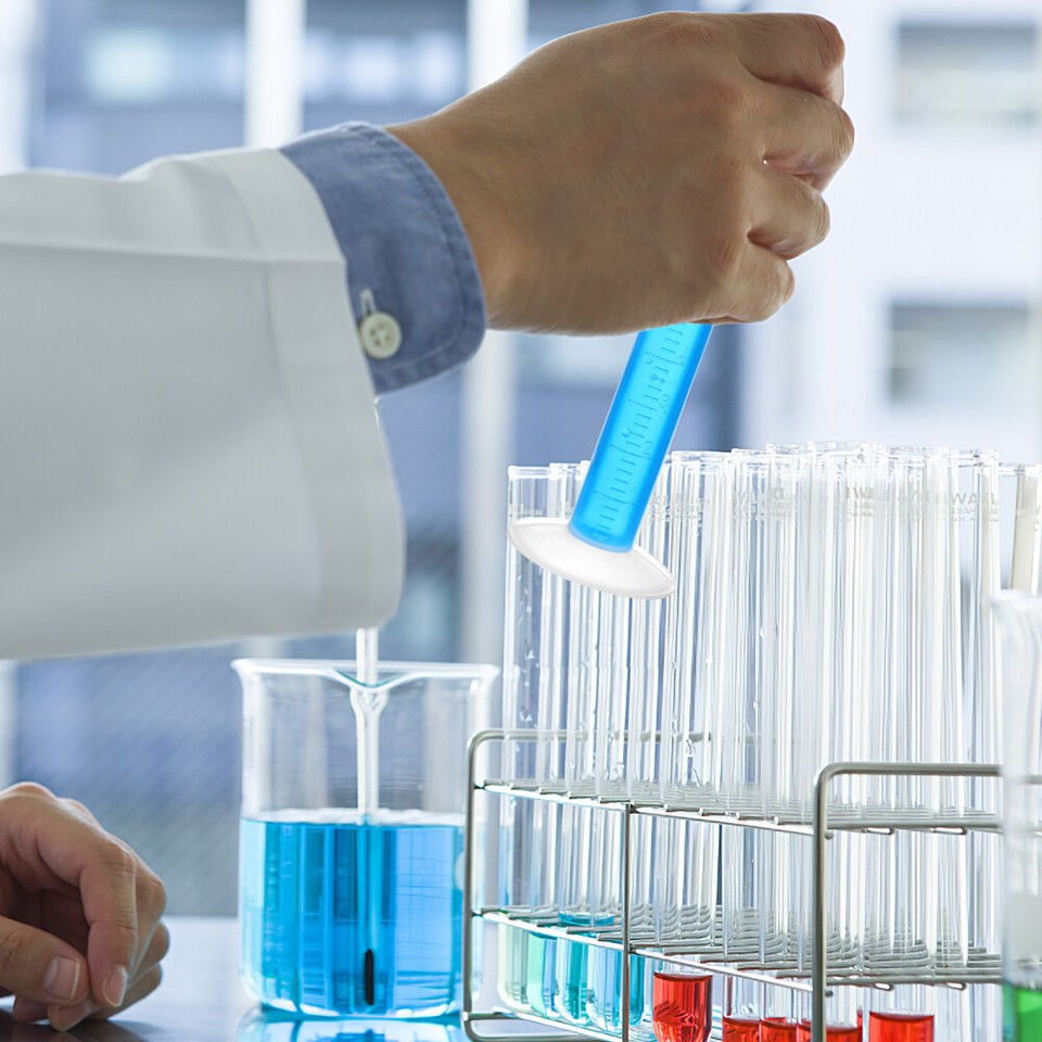 4 Sets Plastic Measuring Cylinder Beaker Child Laboratory Equipment ...