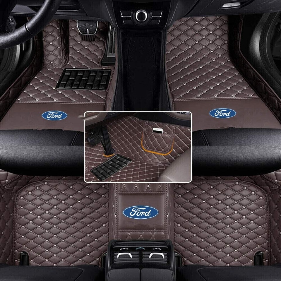 Custom For Ford All Models Car Floor Mats Waterproof Auto Liners ...