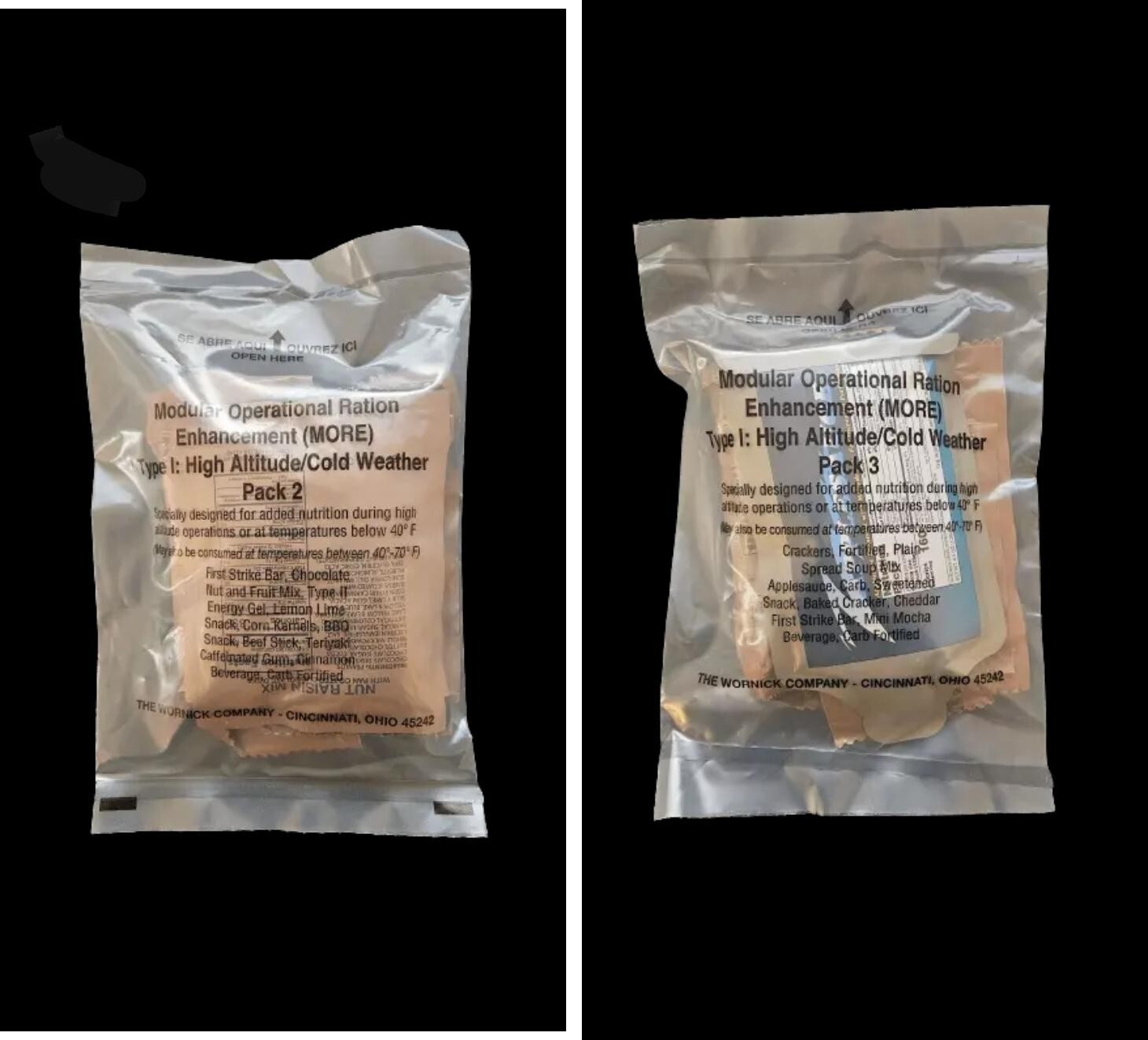 Modular Operational Ration Enhancement [MORE] Rations - Type I ...