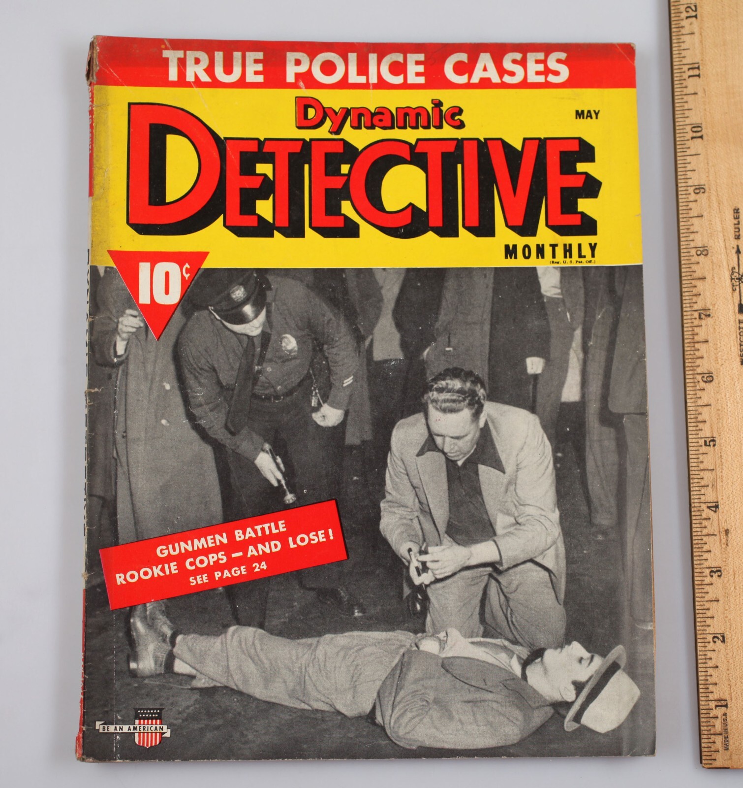Vintage Pulp Police Magazine Dynamic Detective May 1941 True Crime | eBay