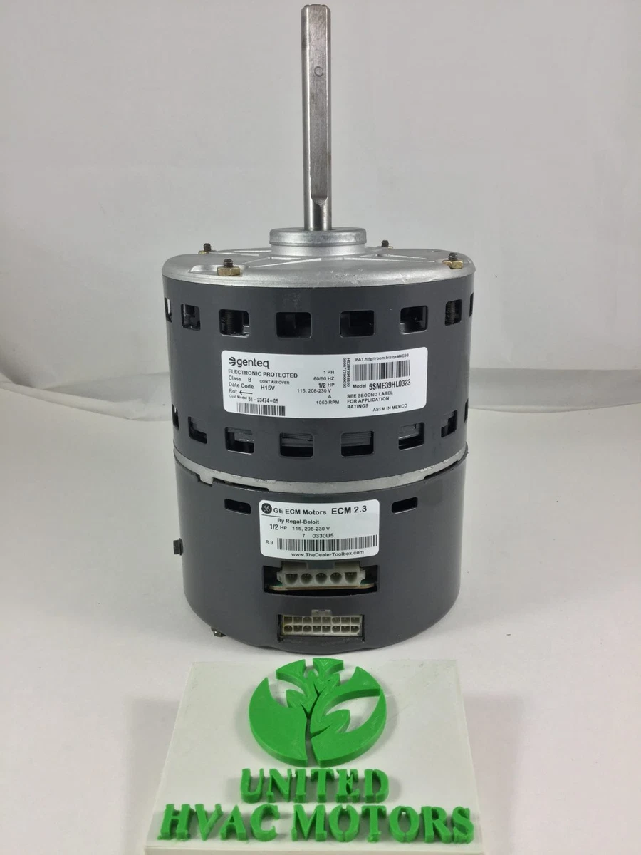 GENTEQ, Speed, Open Air-Over, ECM Direct Drive Blower Motor, 57% OFF