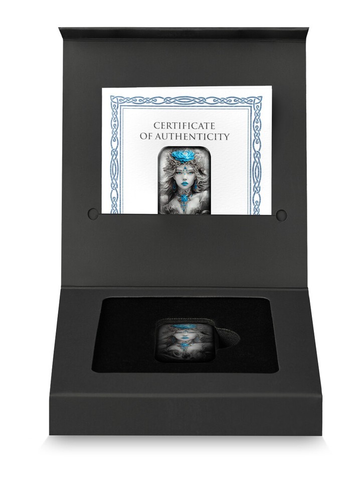 2024 Germania Goddesses Nerthus 2 oz Silver Colorized Cast Bar | eBay