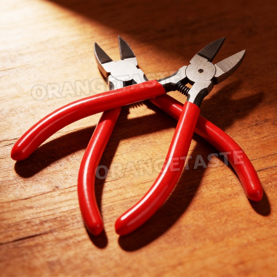 6" Flush Cut Side Cutters Diagonal Cutting Pliers Shear Wire Nippers ...
