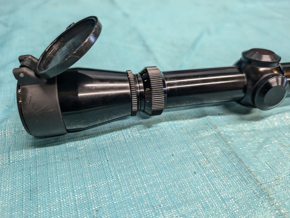 Vintage Leupold Vari-X II 2-7x 32mm Gloss Rifle Scope 1" Butler Creek ...