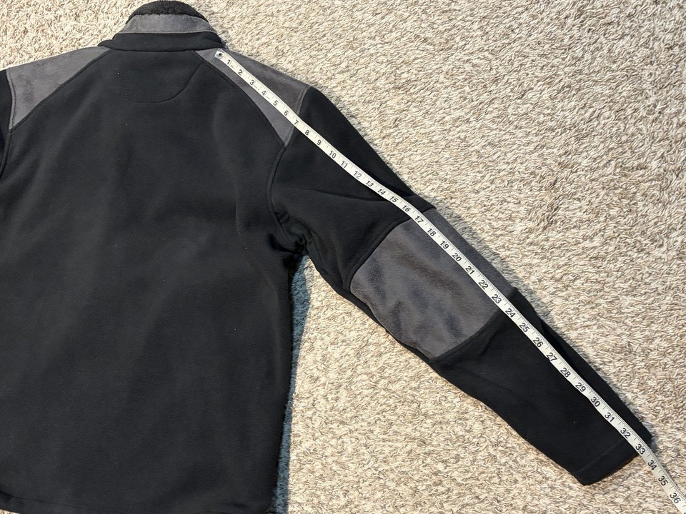 KÜHL Men's Alpenwurx Fleece Jacket Black Size XL Hiking Camping Casual ...