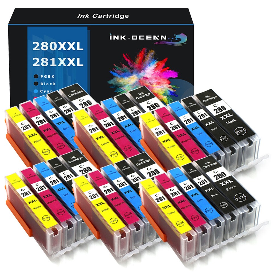 Ink Cartridge For Canon PGI-280XXL CLI-281XXL PIXMA TR7520 TR8520 ...