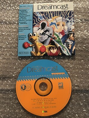 Official Sega Dreamcast Magazine January 2001 Demo Disc CIB With Sleeve ...