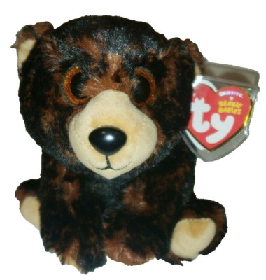 Ty Beanie Baby - KODI the Alaskan Kodiak Black Bear (6 Inch) NEW MWMTs ...