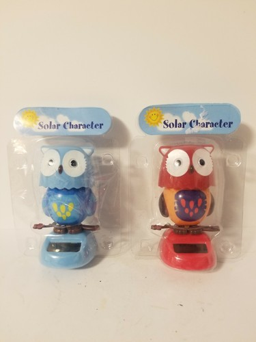 2 Solar Dancing Owl Solar Powered | eBay