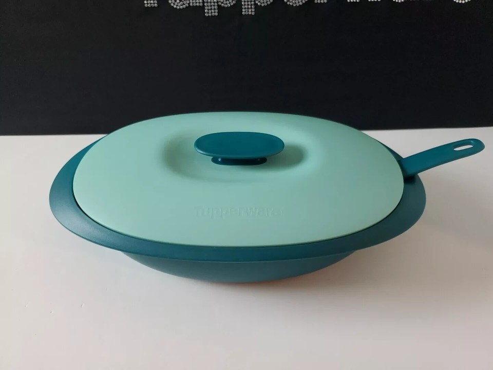 NEW tupperware everyday essentials rice or soup bowl green with white ...