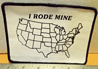 1980's NOS " I RODE MINE" ACROSS U.S.A Patch | eBay