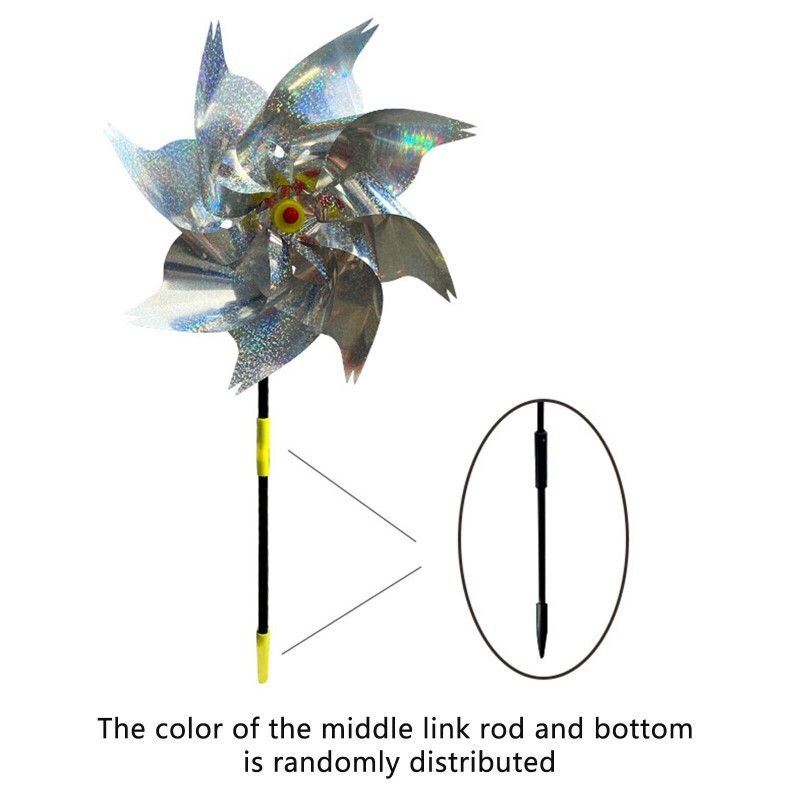 5/10pcs Bird Repellent Reflective Bird Scarer Windmill High Reflection ...