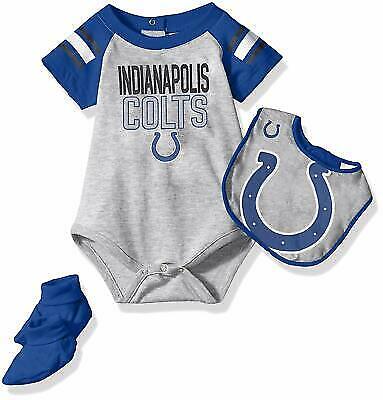 NFL Clothing Newborn Size 3-6 Months Indianapolis Colts Shirt Bib Socks ...