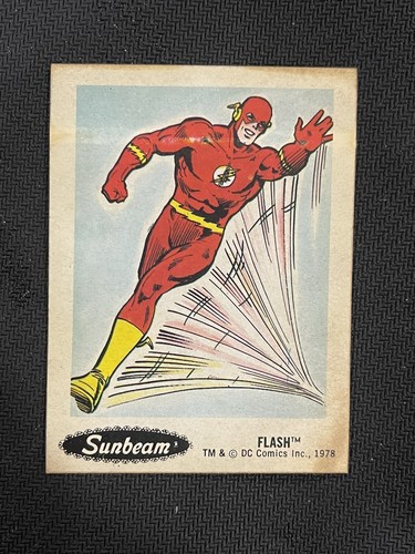 1978 Sunbeam DC Super Hero Stickers Flash #24 | eBay