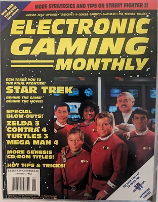 Electronic Gaming Monthly EGM Magazine #30 January 1992 Vintage Sega ...
