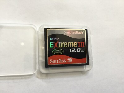 1pcs 12gb Sandisk Extreme IIICompact flash CFI memory card for CF Nikon ...
