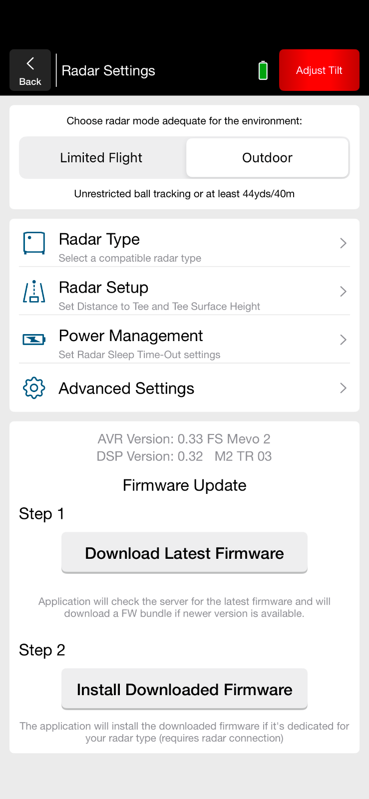 Mevo Plus w/Pro Package and Face Impact - RCT balls, protective case ...