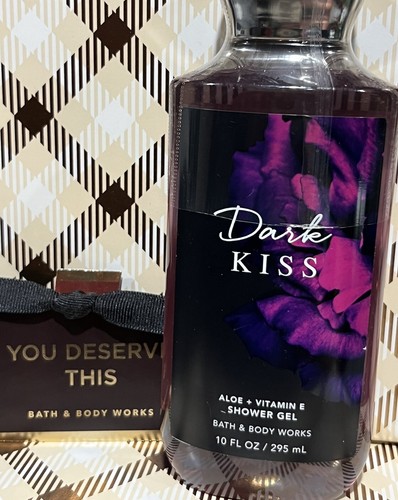 Bath and & Body Works Shower Gel Wash 10 oz DARK KISS Halloween Spooky ...