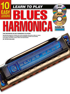 10 Easy Lessons LTP Blues Harmonica Bk/CD/DVD | eBay