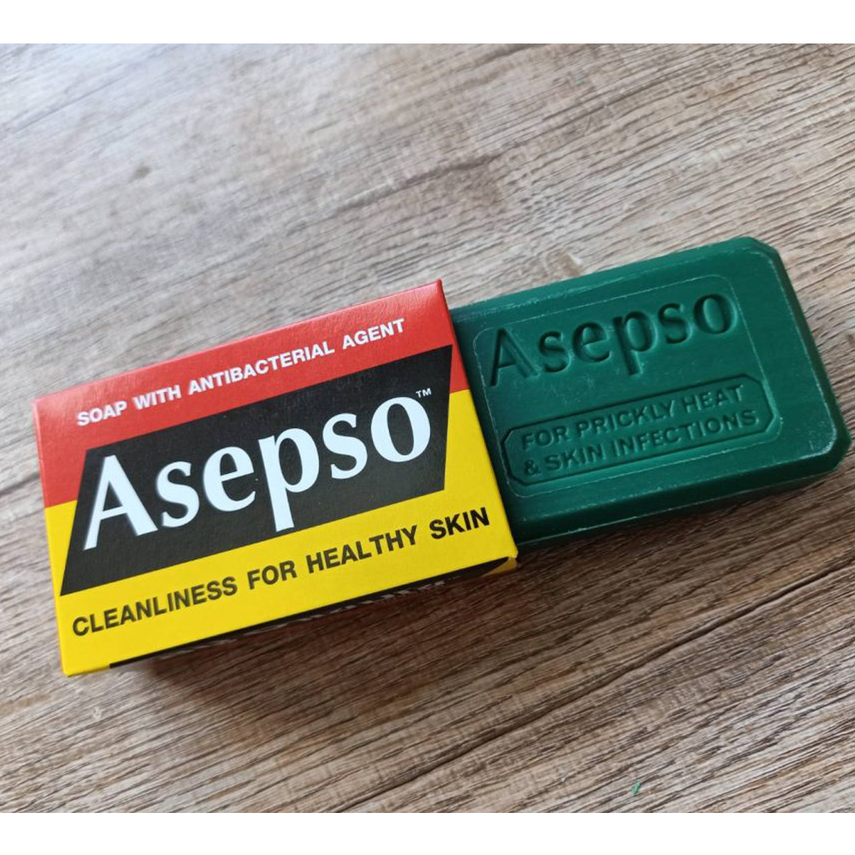 ASEPSO Bar Soap Antibacterial Agent Healthy Skin Antiseptic 80g | eBay