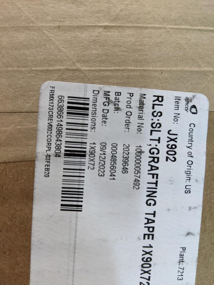 Genuine Parafilm Nursery Grafting Tape 1" Roll 30 Yards 90' 1080 Inches ...
