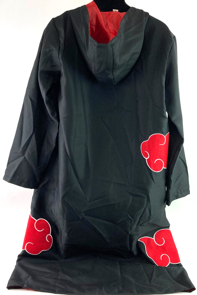 Naruto Akatsuki Uchiha Itachi L Adult Halloween Robe Hooded Cosplay ...