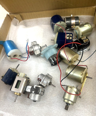 15 LOT - 9 Volt Toy, Hobby, Electric Train Motor , Mixed small project ...