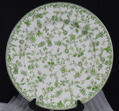 4 Grace Teaware Green Toile Greeny Garden Dinner Plates 10 1/2" NEW | eBay