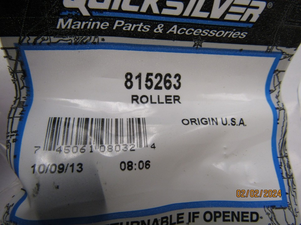 NEW OEM QUICKSILVER MERCURY ROLLER 815263 | eBay