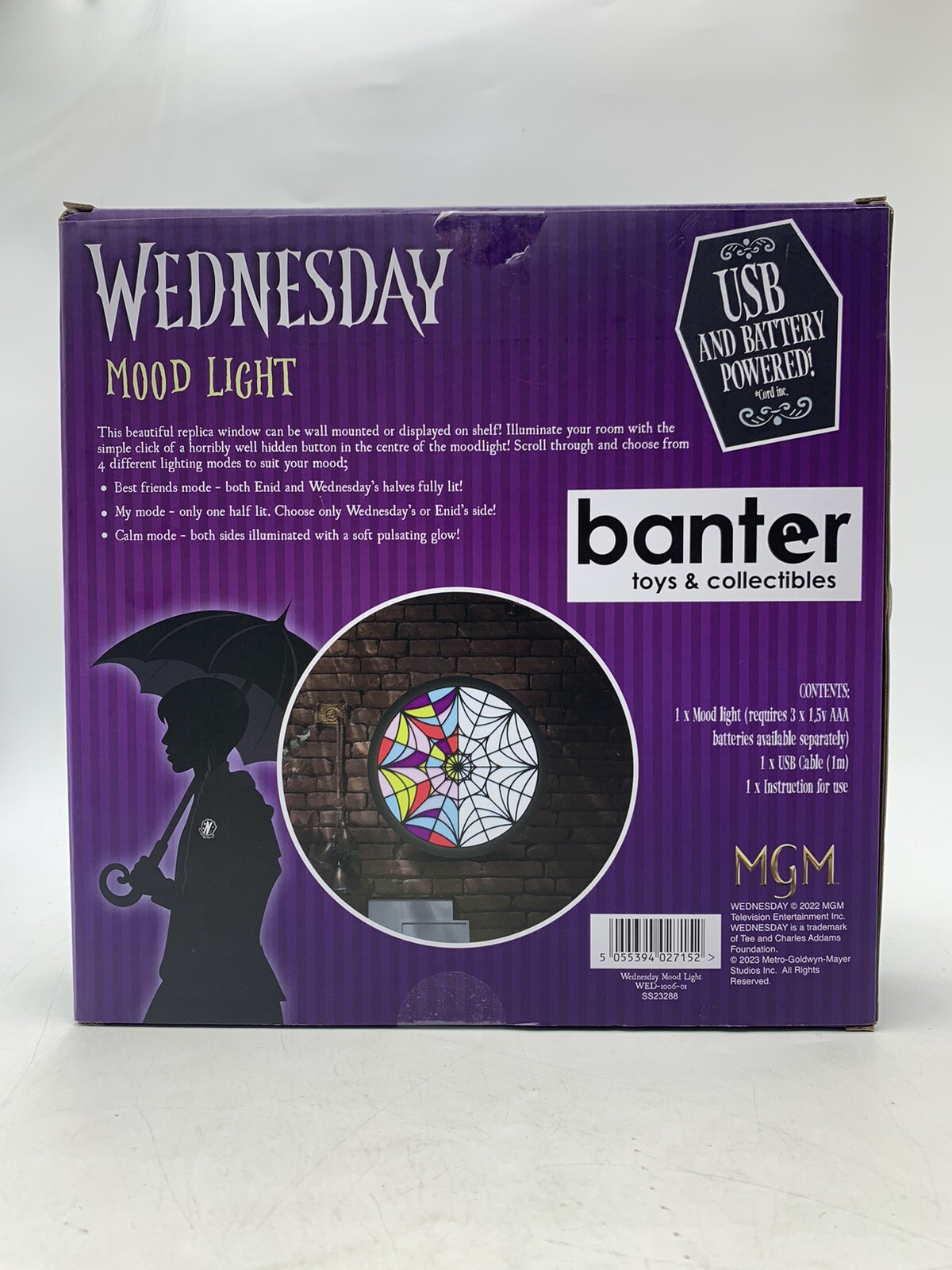 Wednesday Decorative Electronic Window Mood Light | eBay