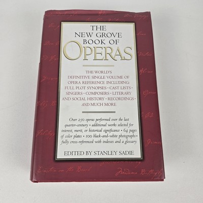 New Grove Book of Operas by Stanley Sadie (1997, Hardcover ...