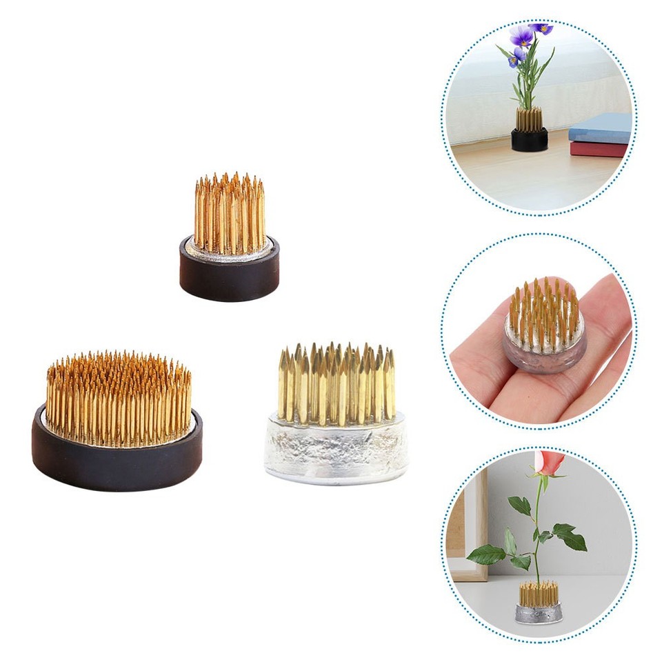 3 Pcs Flower Fixation Base Floral Arrangement Holder Accessories DIY ...