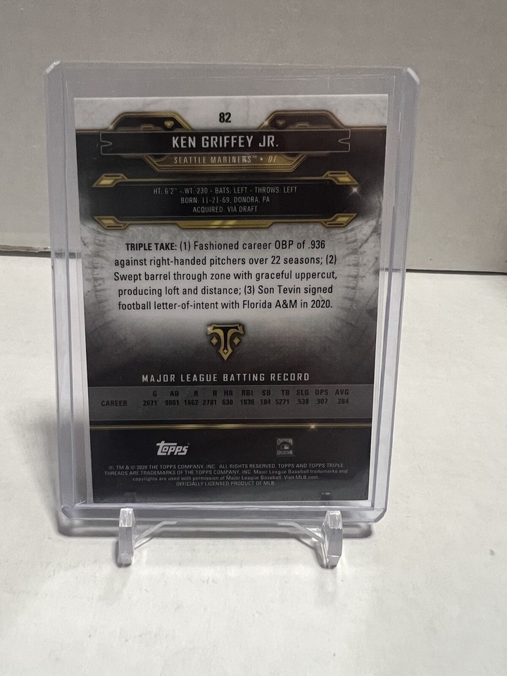 2020 Topps Triple Threads Ken Griffey Jr Gold /99 | eBay