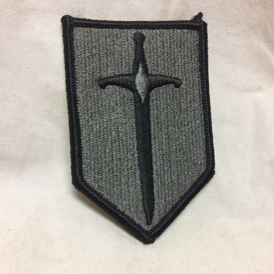 Military Patch Badge Army 1st Combat Support Brigade ACU Hook Loop Back ...